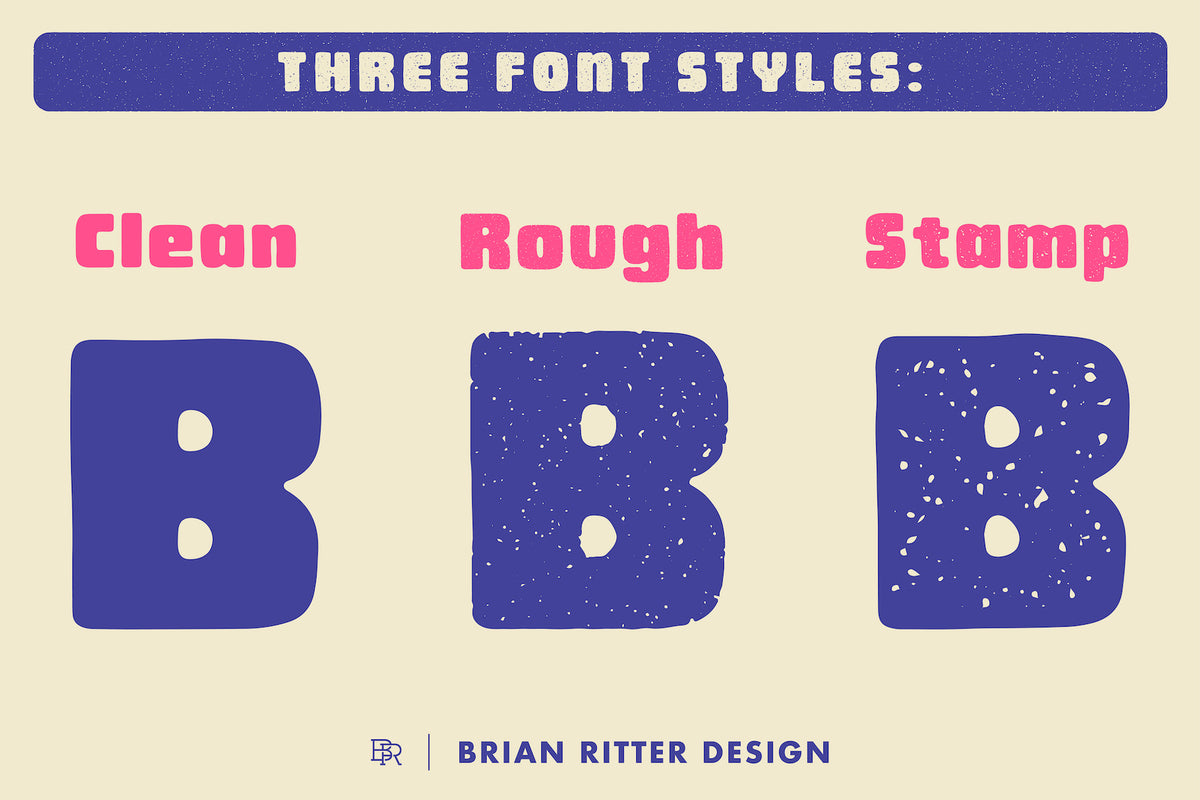Chunky Block Sans Font – Brian Ritter Design