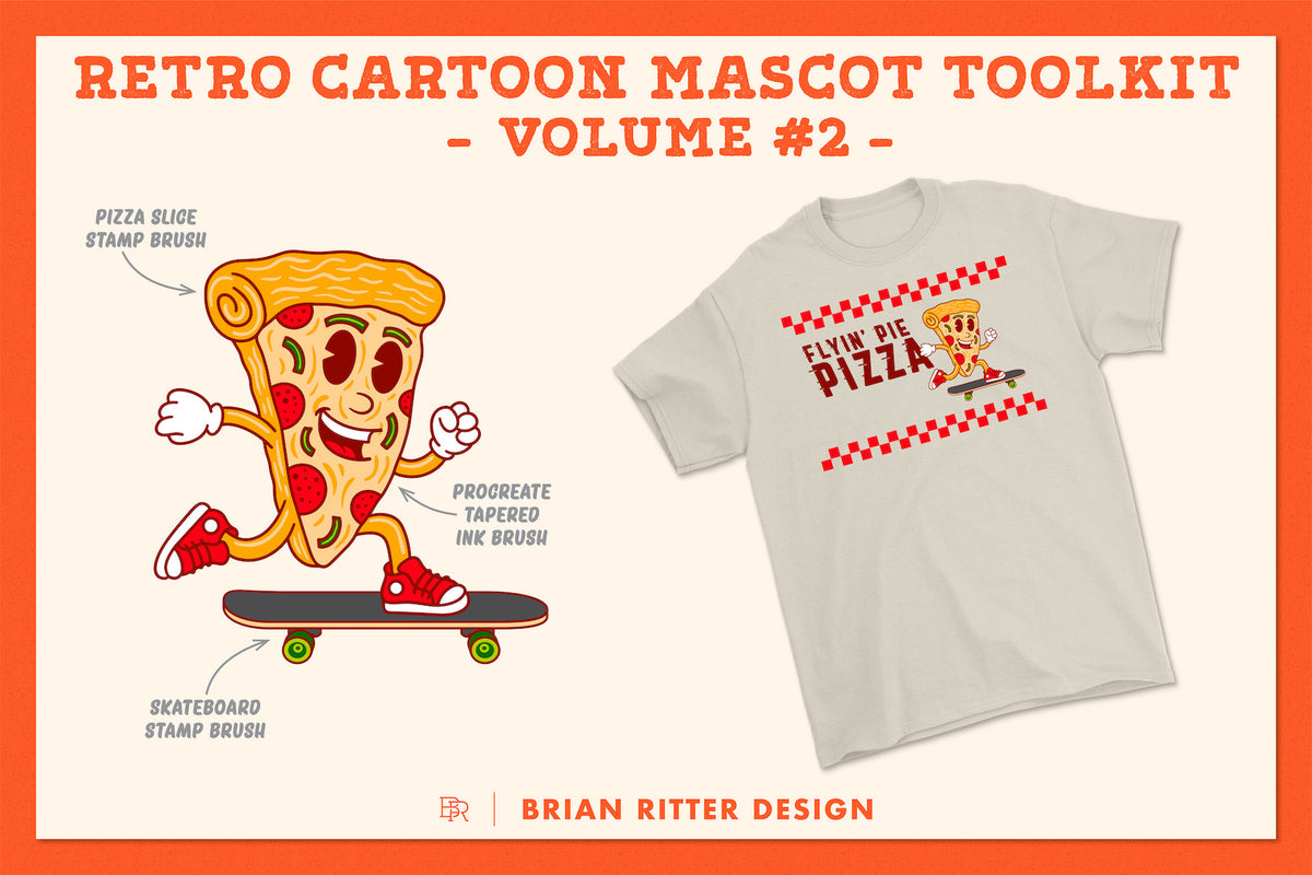 Retro Cartoon Mascot Toolkit - Vol. 2 – Brian Ritter Design